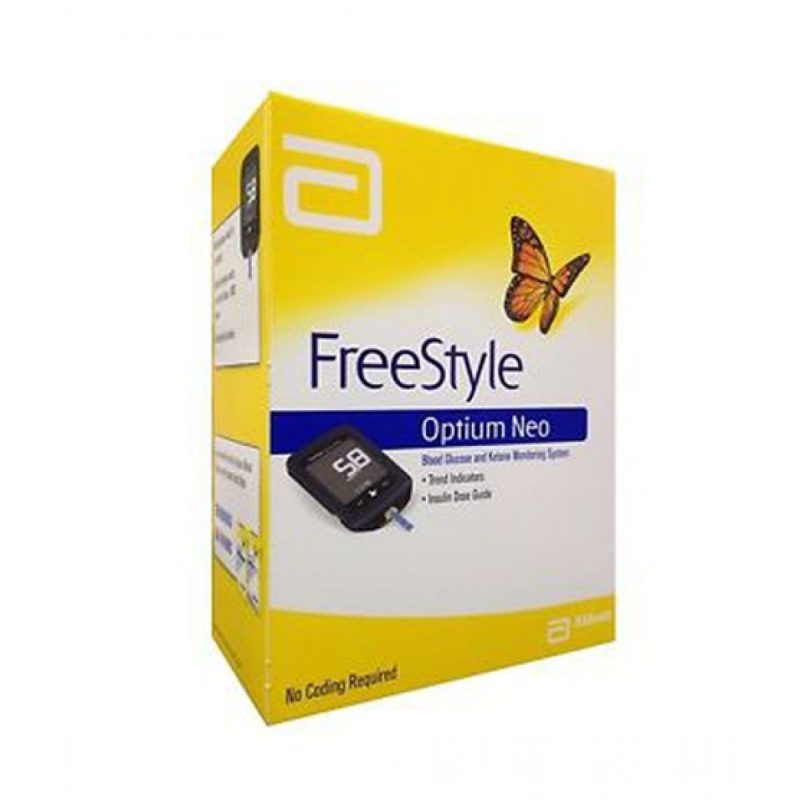 ABBOTT FREESTYLE OPTIUM NEO BLOOD GLUCOSE METER – NEW LANKA PHARMA ...