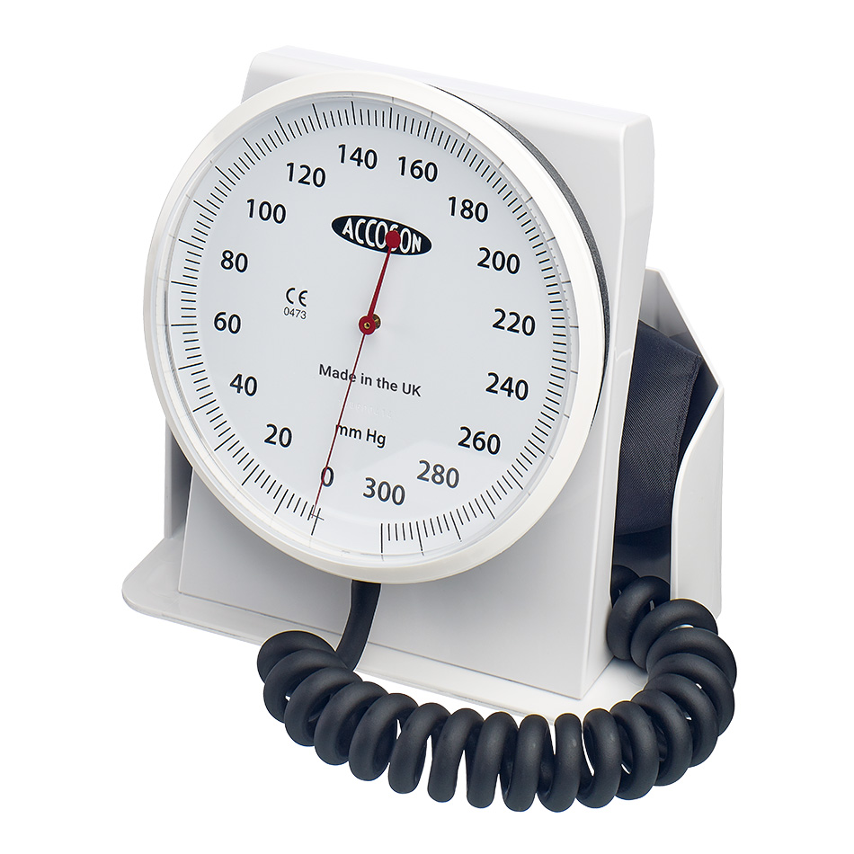 ACCOSON 6 INCH ANEROID SPHYGMOMANOMETER – Desk Model with Cuff – NEW ...